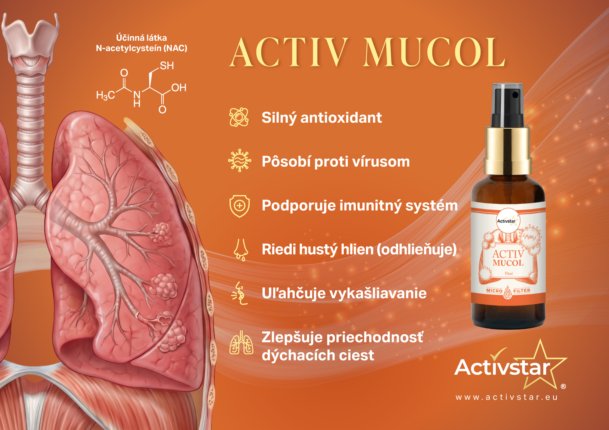 Activstar - Activ Mucol 50 ml | activstar.eu